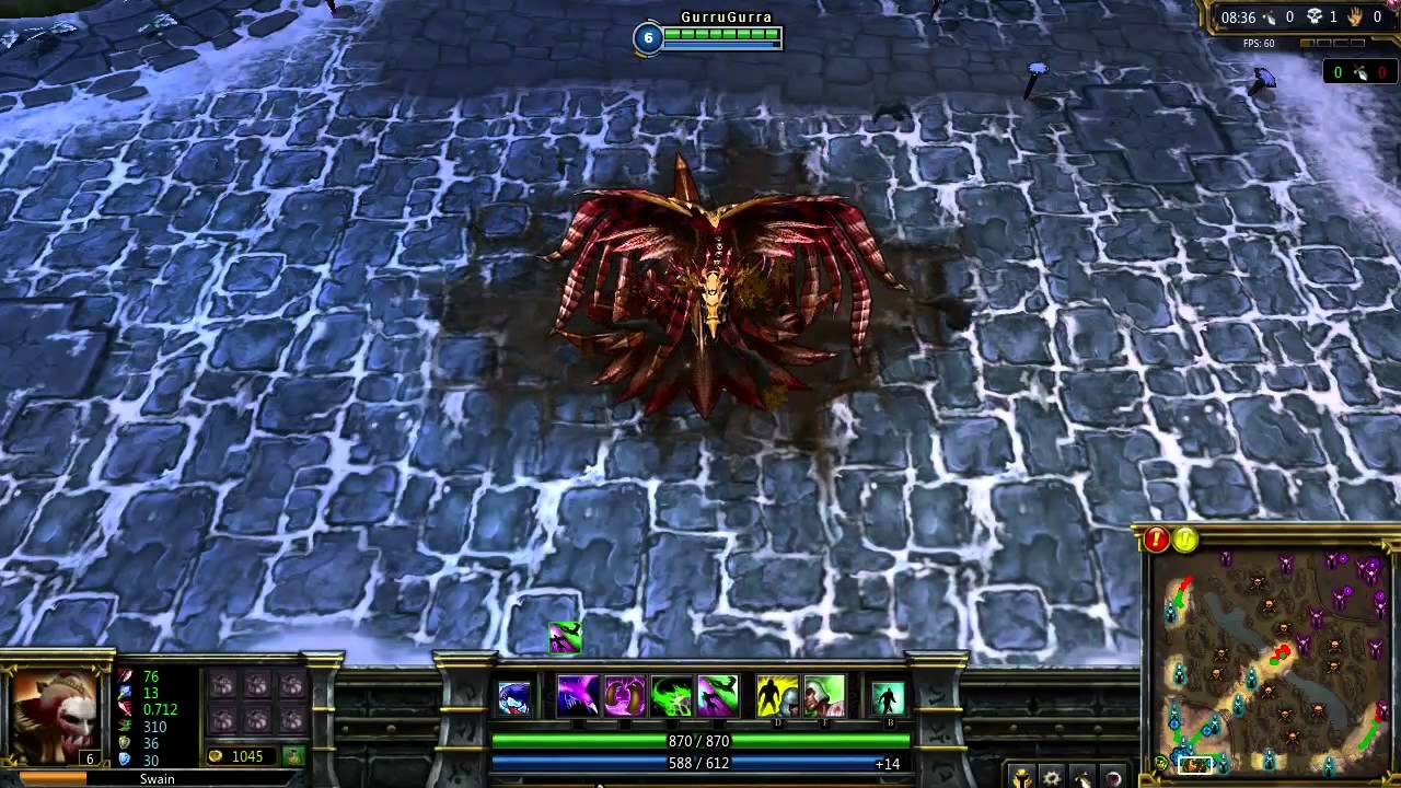 LoL Custom Skin Spotlight - Dollface Swain - YouTube