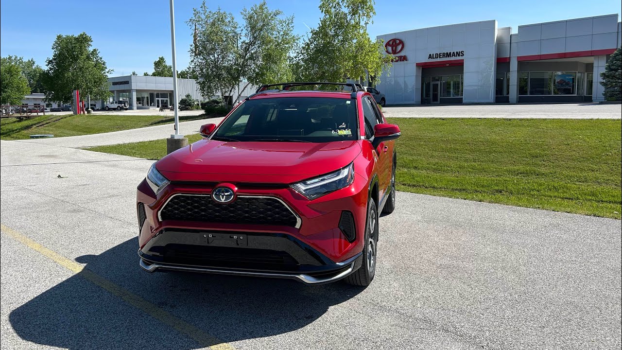 2024 RAV4 Prime SE in Supersonic Red - YouTube