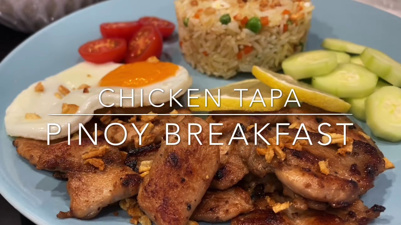 Chicken tapa / pinoy breakfast - YouTube