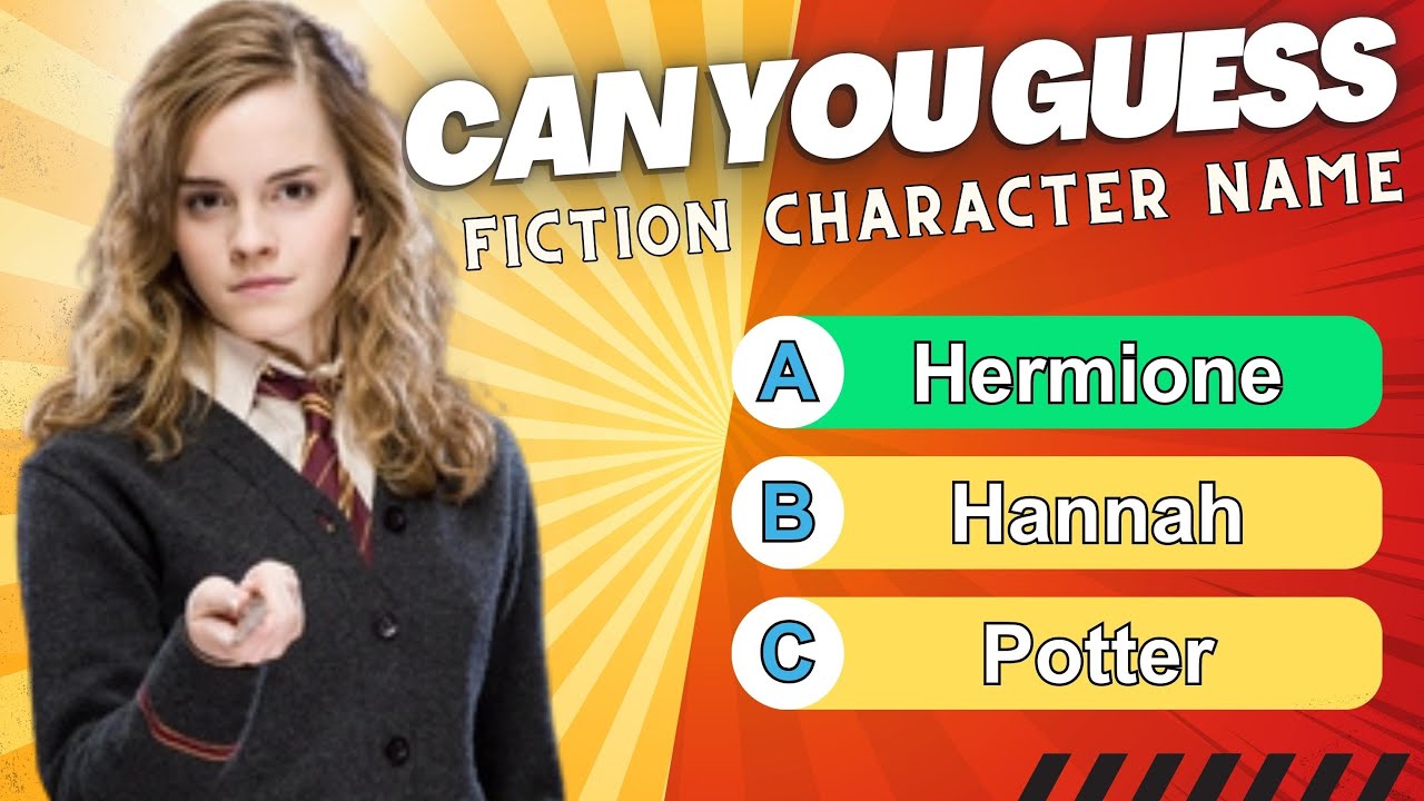 Can You Guess Fiction Character Name | General Knowledge Quiz Movie ...
