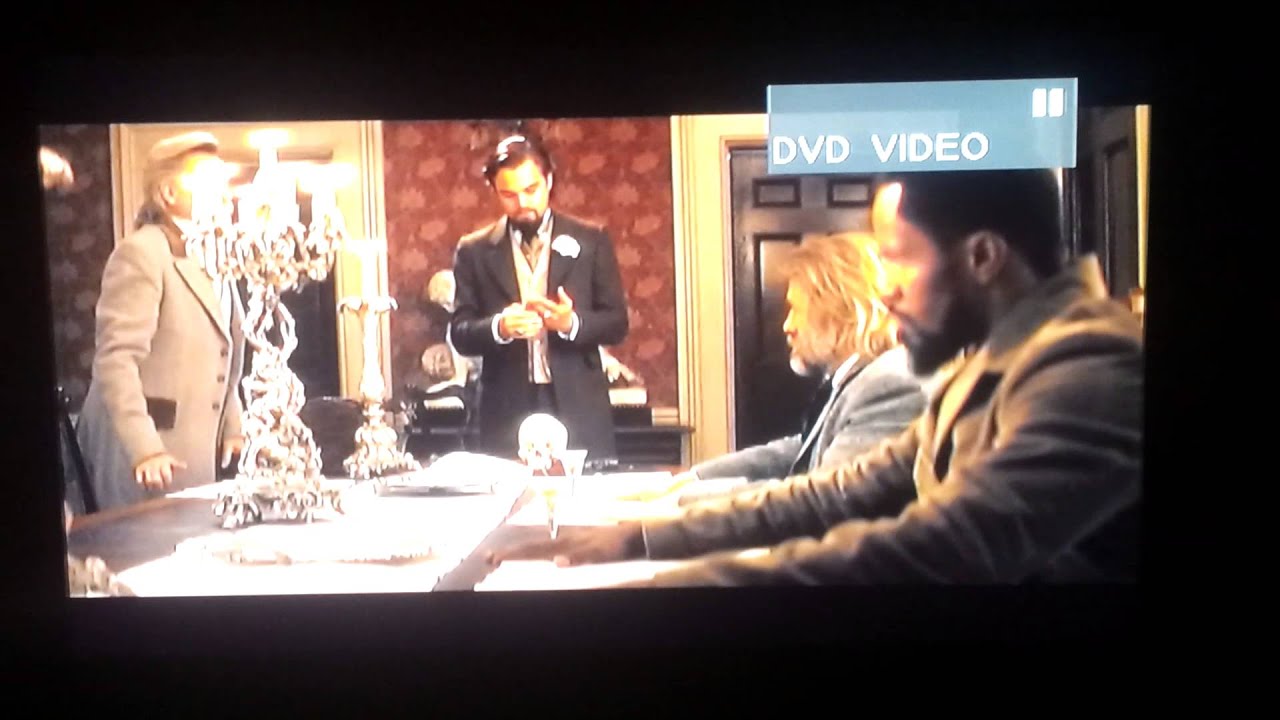 Leonardo Dicaprio cuts hand during scene - YouTube