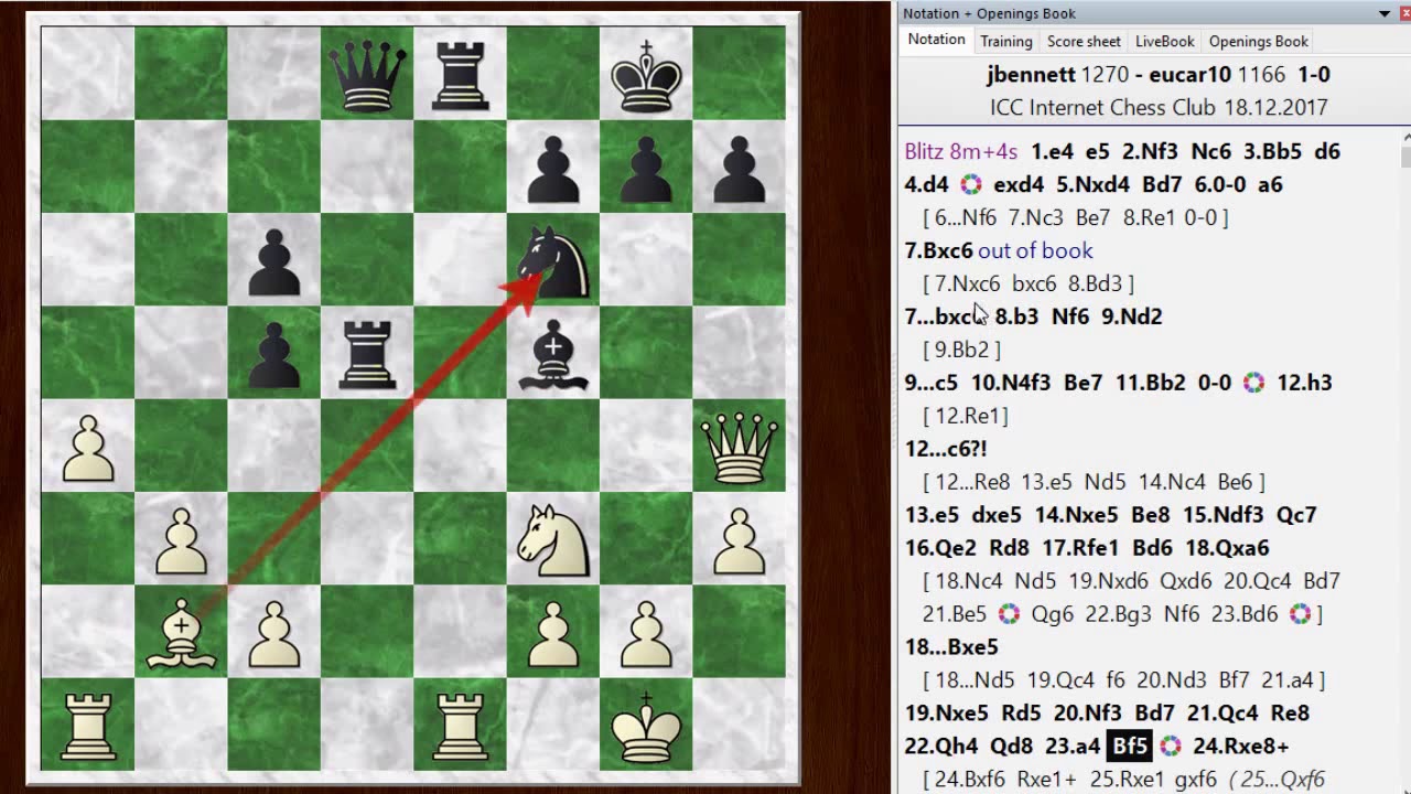 Blitz chess postmortem #807: Ruy Lopez - Old Steinitz defense - YouTube