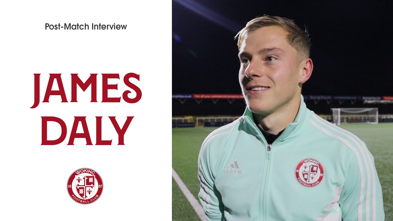 Bromley 0-2 Woking | James Daly Interview - YouTube