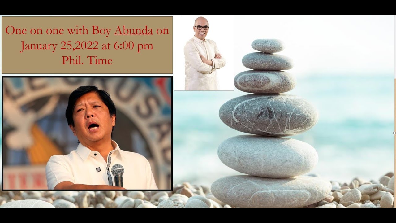 BBM Interview with Boy Abunda 6:00 pm Philippine time (MAMAYANG GABI ...