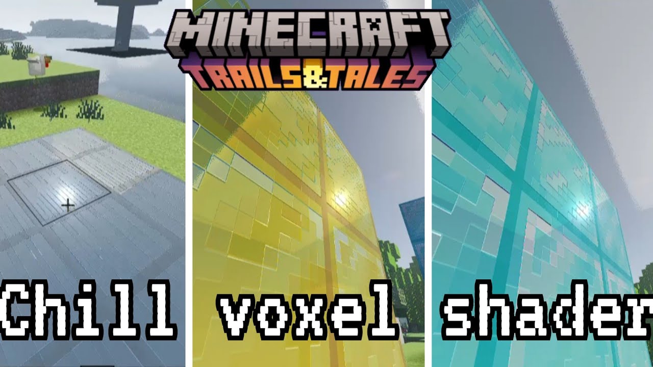 MCPE chill voxel shader 1.20 for render dragon - YouTube