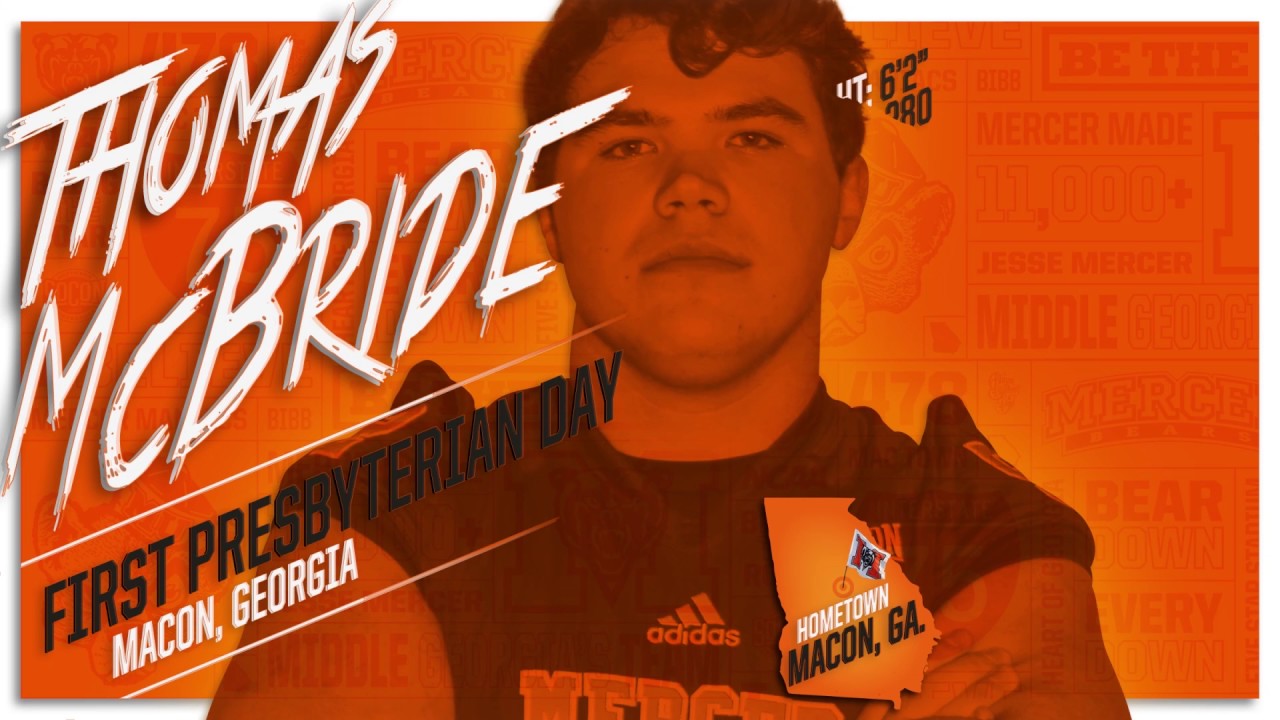 2017 Mercer Signing Day Coach Interviews - Thomas McBride - YouTube