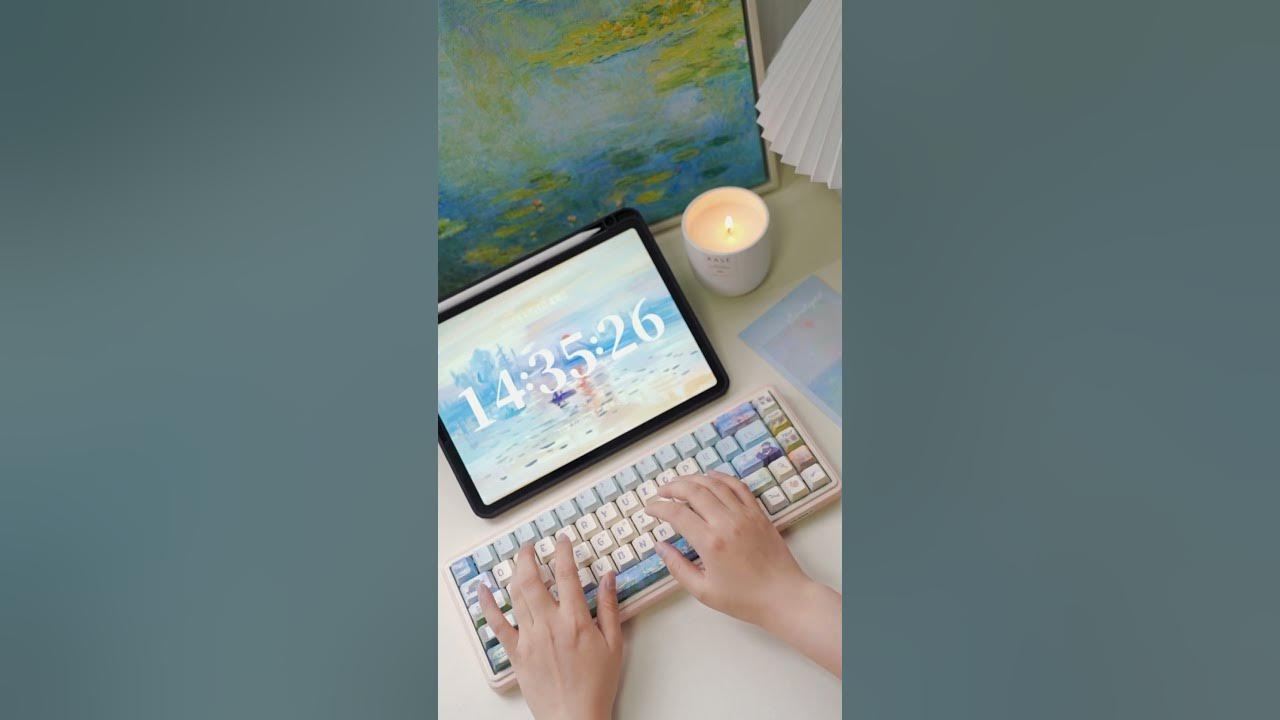 Cozy keyboard ASMR | typing sound for relaxing - YouTube