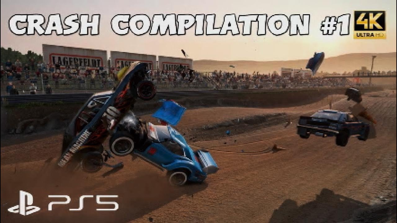 WRECKFEST Crash Compilation PS5 [4K] FREE ON PS PLUS! - YouTube