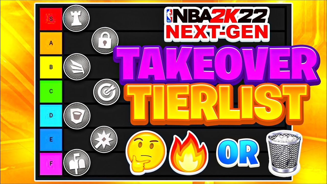 RANKING ALL 24 TAKEOVERS IN NBA 2K22 NEXT GEN IN TIERS - SZN 3 - YouTube