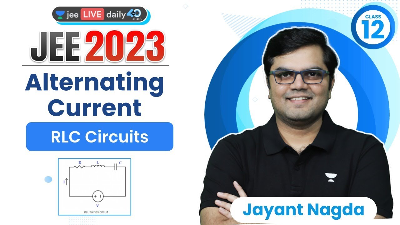 Alternating Current L4 | RLC Circuits | #jee2024 #jee2025 #jeephysics #jayant_nagda - YouTube