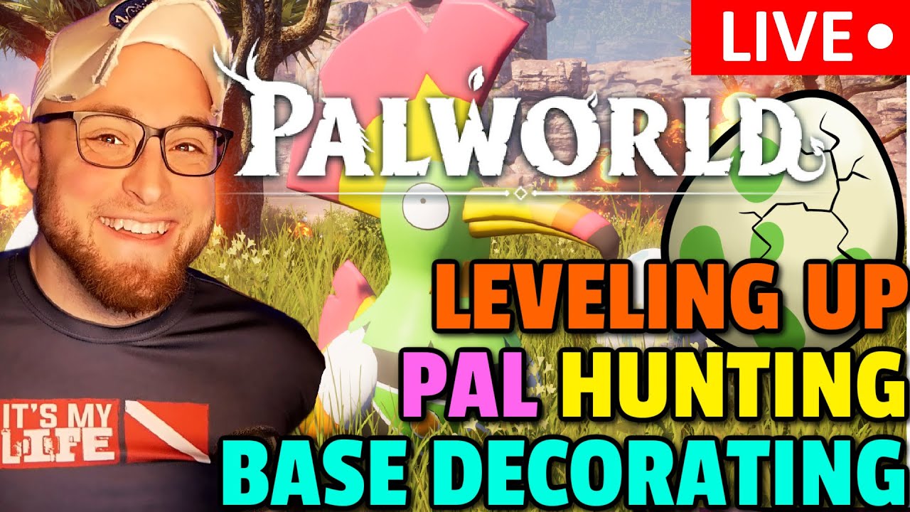 Palworld Pal Breeding, Egg Hunting, Exploring, Base Decorating and ...