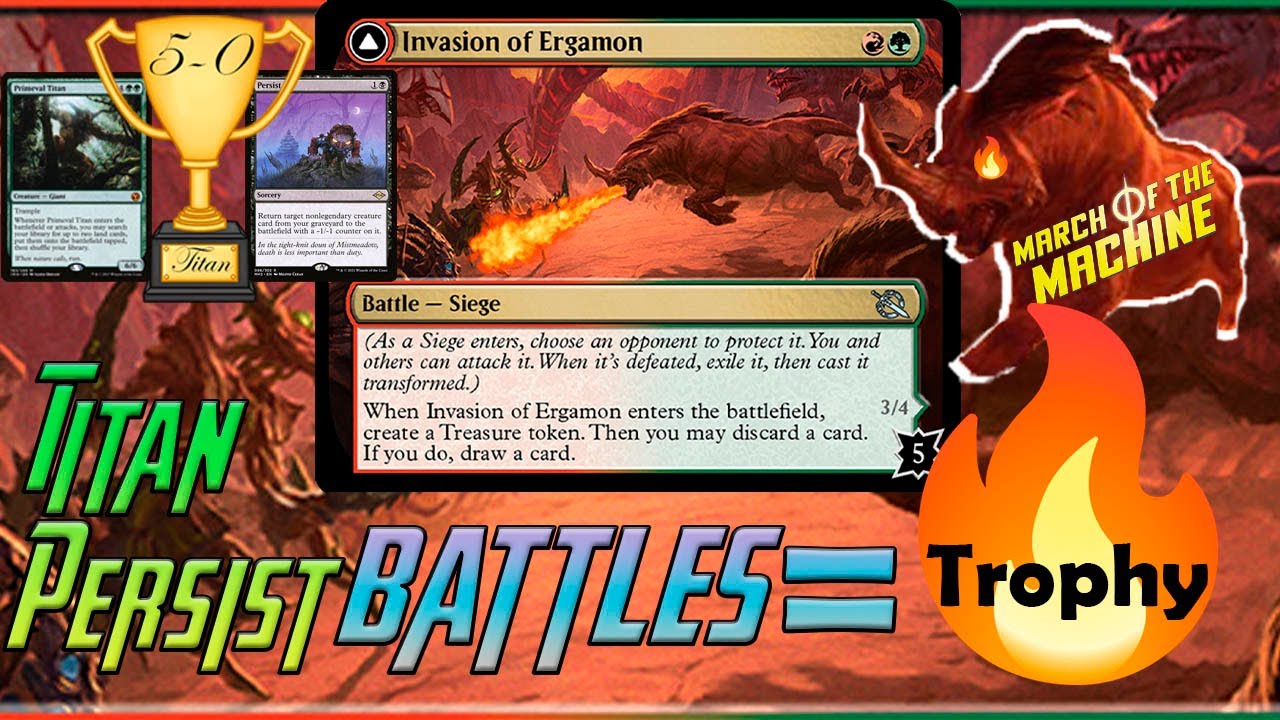 Modern Battles Titan Persist Trophy - Battles = 🔥 (March of the ...