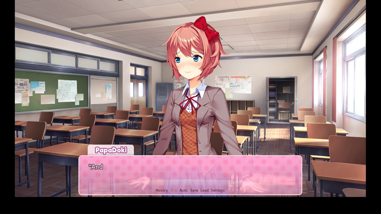 Sayori Cg Scene 1 Youtube