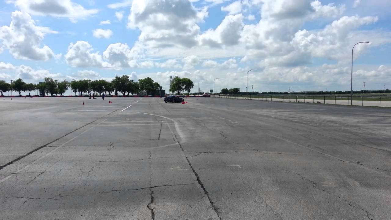 350Z HR short autocross course. - YouTube