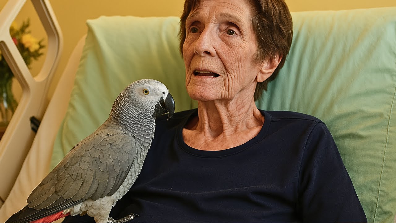 Elderly Woman Says Last Farewell To Her Parrot, But The Parrot's ...