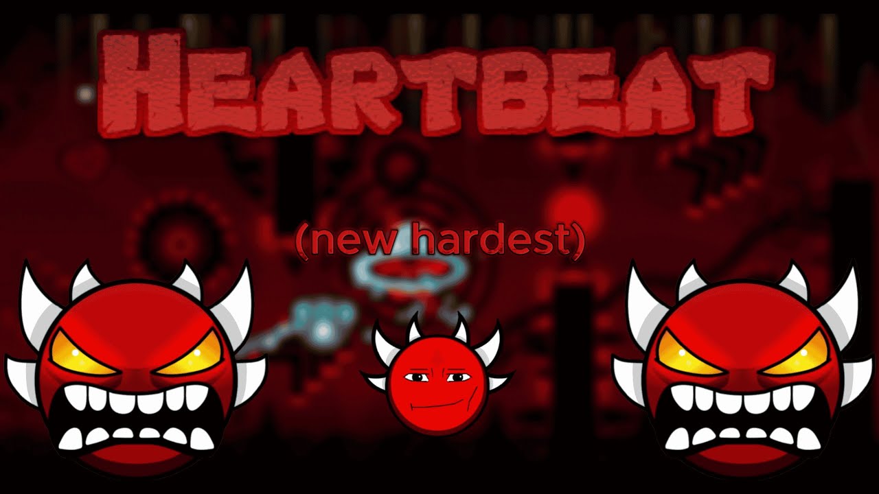{NEW HARDEST} Heartbeat By: KrmaL (Geometry Dash extreme demon) - YouTube
