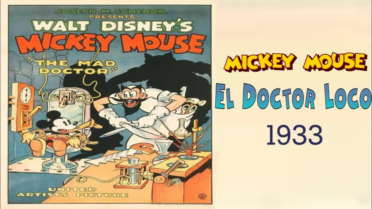 El Doctor Loco - Mickey Mouse - 1933 - YouTube