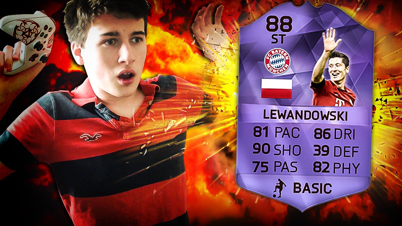 CRAZY HERO LEWANDOWSKI CARD WAGER!!! FIFA 16 - YouTube