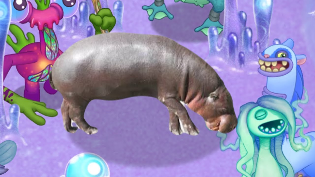 Some Pygmy hippo on Plasma Islet (msm what-if) - YouTube