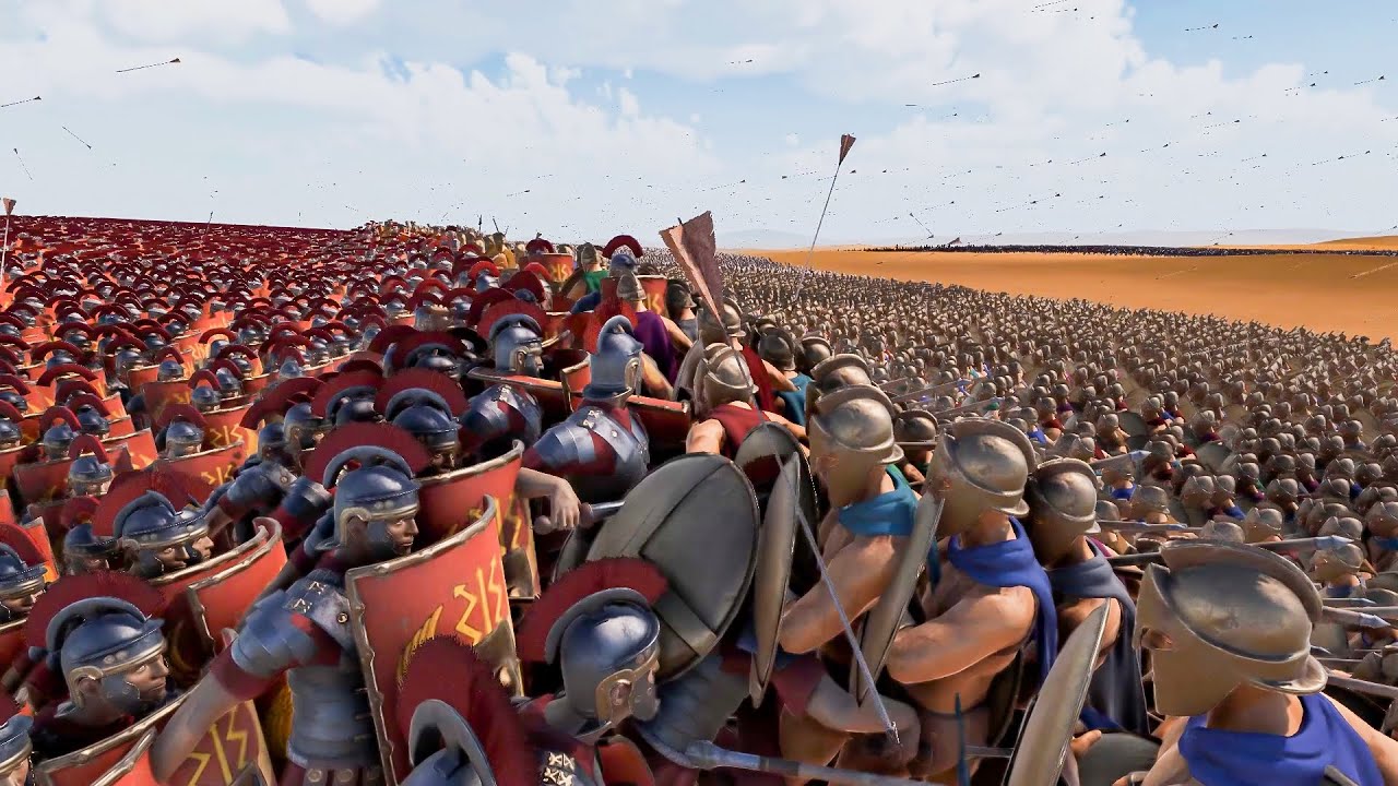 Spartan & Archer VS Roman Soldier - Ultimate Epic Battle Simulator 2 ...