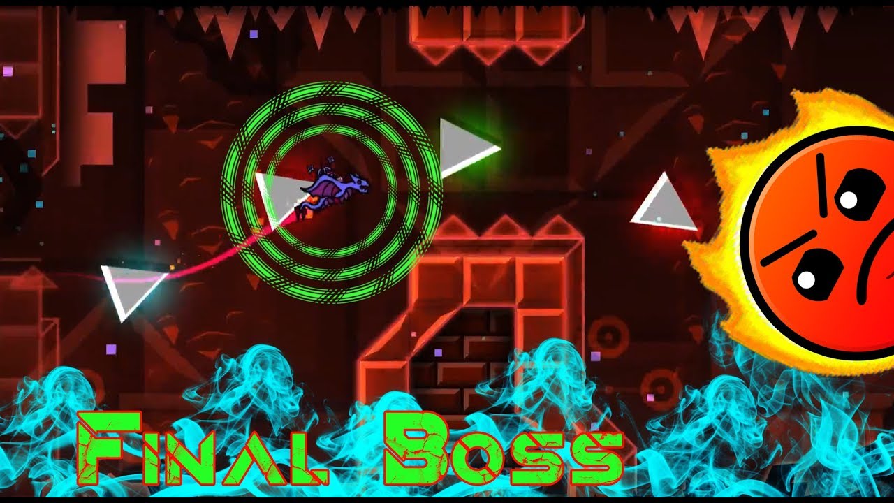 Geometry Dash ~ Final Boss {DJ Striden - Level Five [Final Boss]} - YouTube