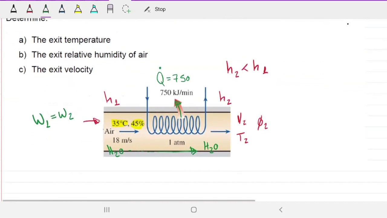 Thermodynamics Mech3001 - Week 12 - Problem 1 (14.65) - YouTube
