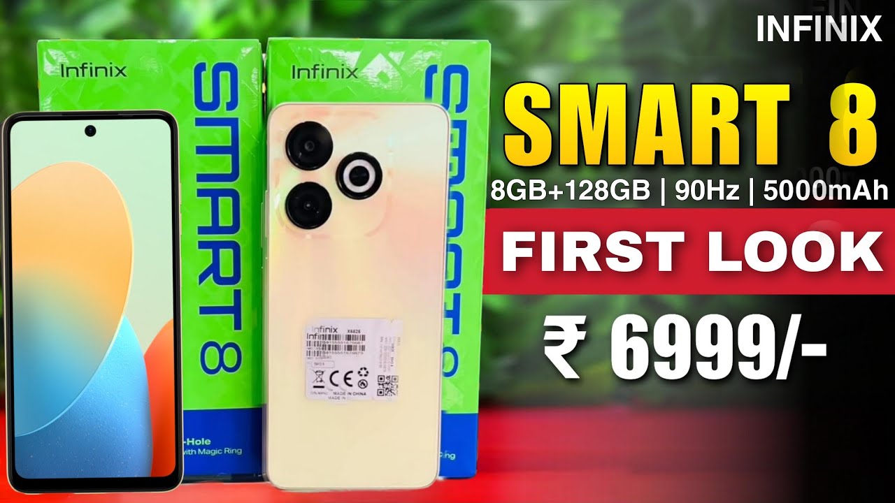 Infinix SMART 8 is Here With 8GB+128GB 😱 - YouTube