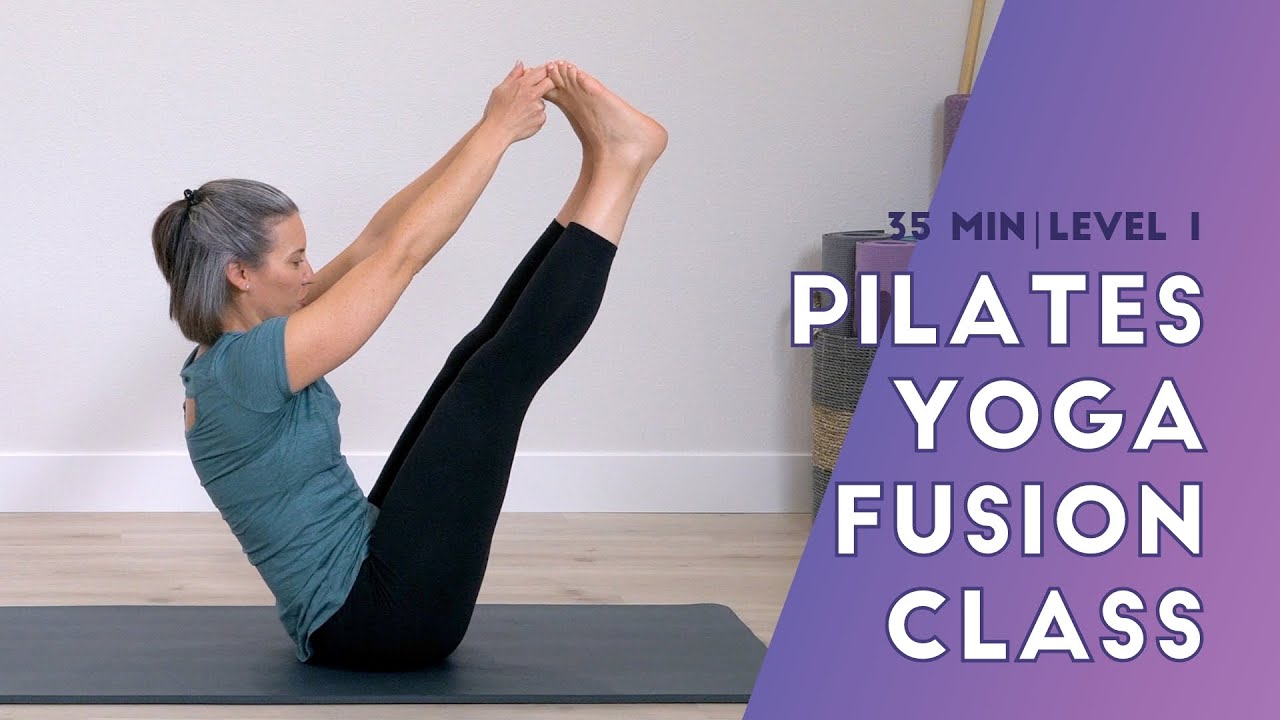 Gentle Pilates Yoga Workout | 35 Minute Yoga Pilates - YouTube