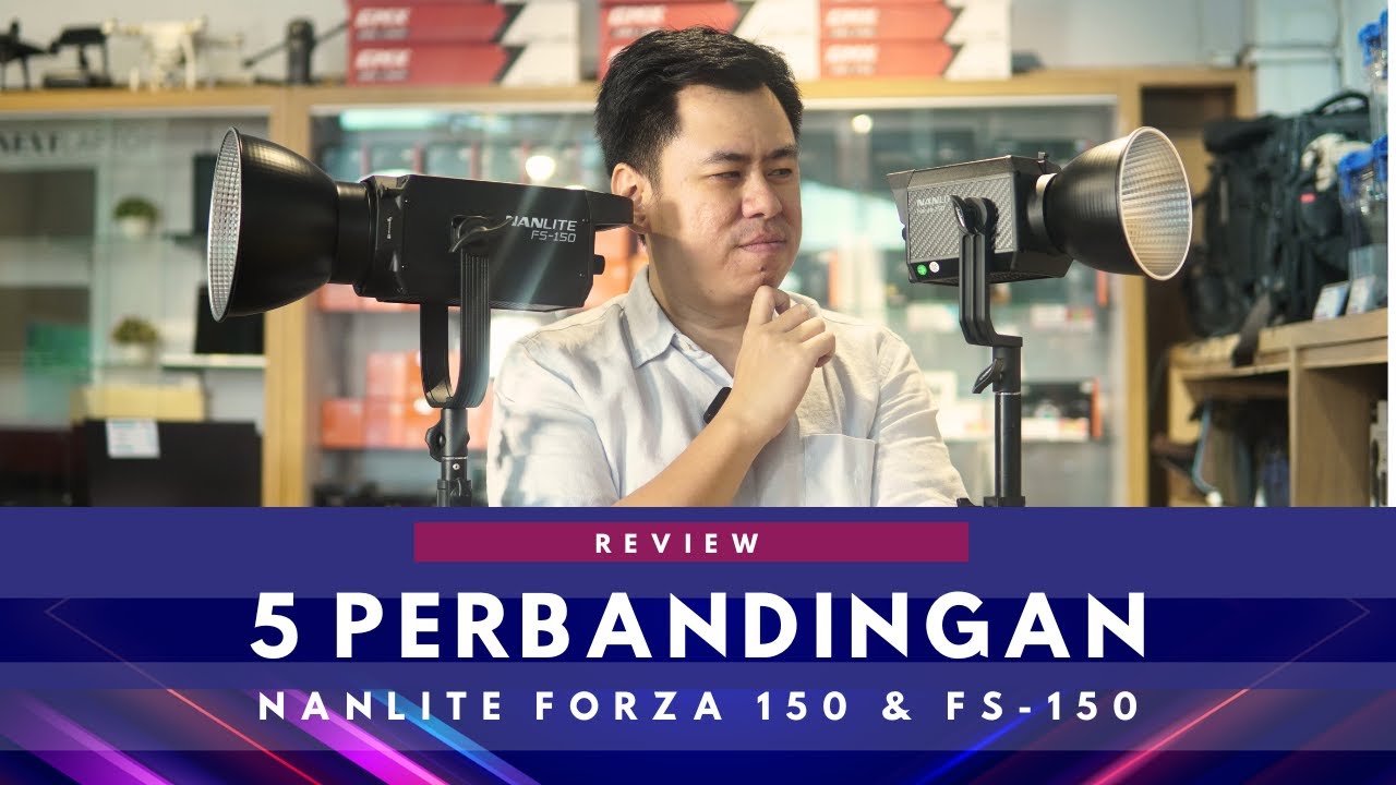 KAMU HARUS TAHU! 5 PERBANDINGAN NANLITE FORZA 150 vs FS 150 - BAHASA ...