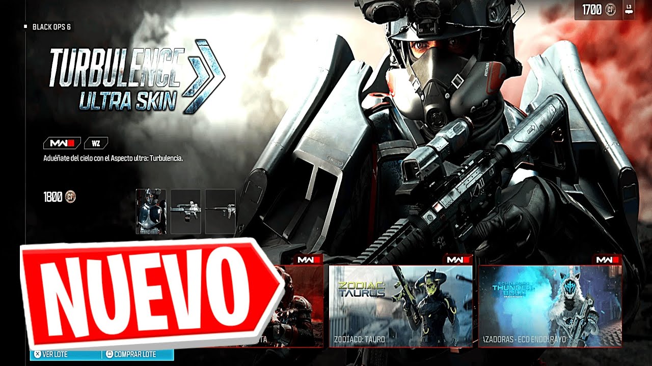 *ASPECTO ULTRA TURBULENCIA* NUEVO LOTE *TURBULENCE ULTRA SKIN* MW3 ...