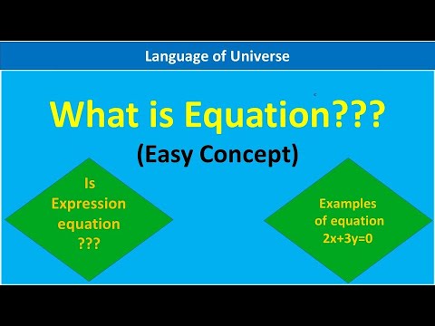 What is Equation - YouTube