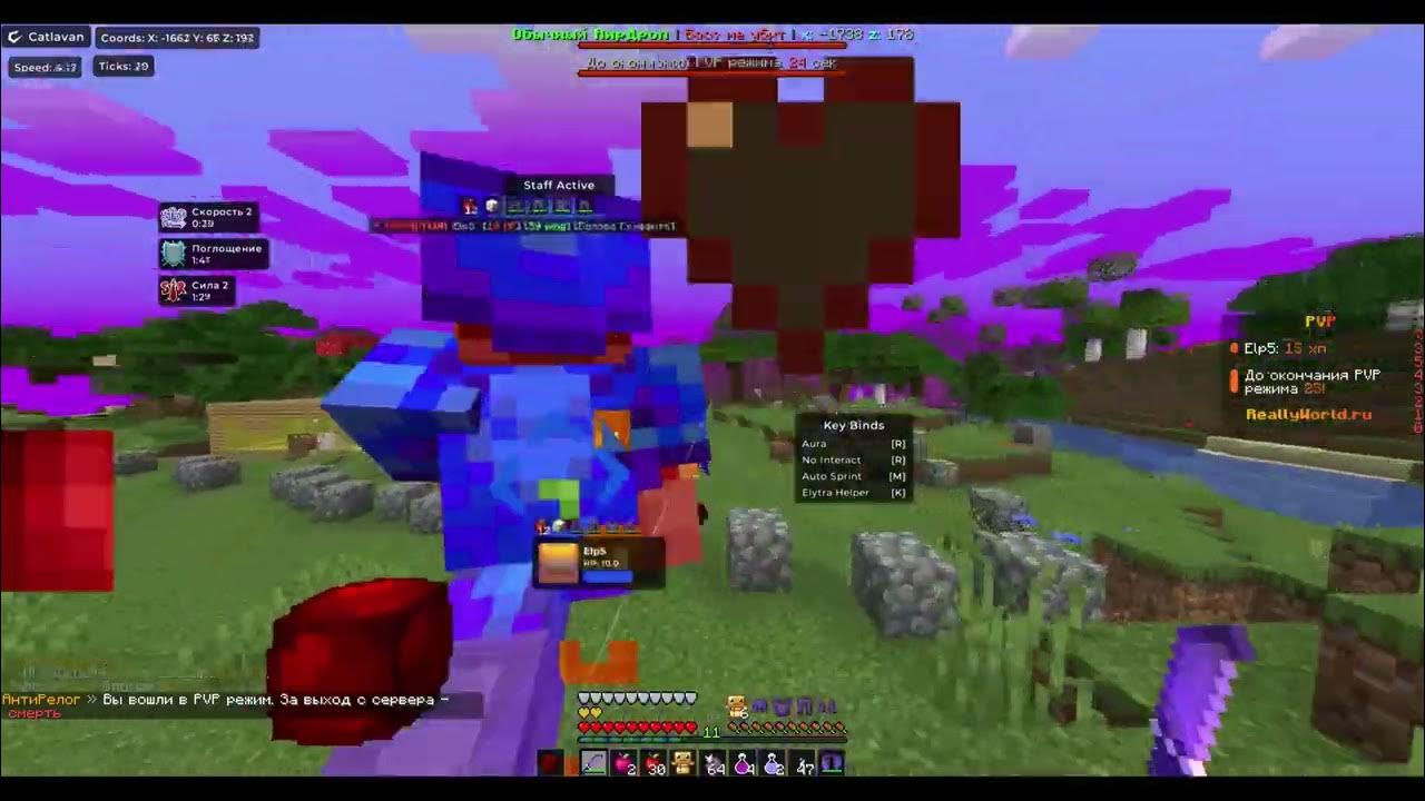 ПОЛНЫЙ РАЗНОС REALLYWORLD С ЛУЧШИМ ЧИТОМ CATLAVAN CLIENT - YouTube