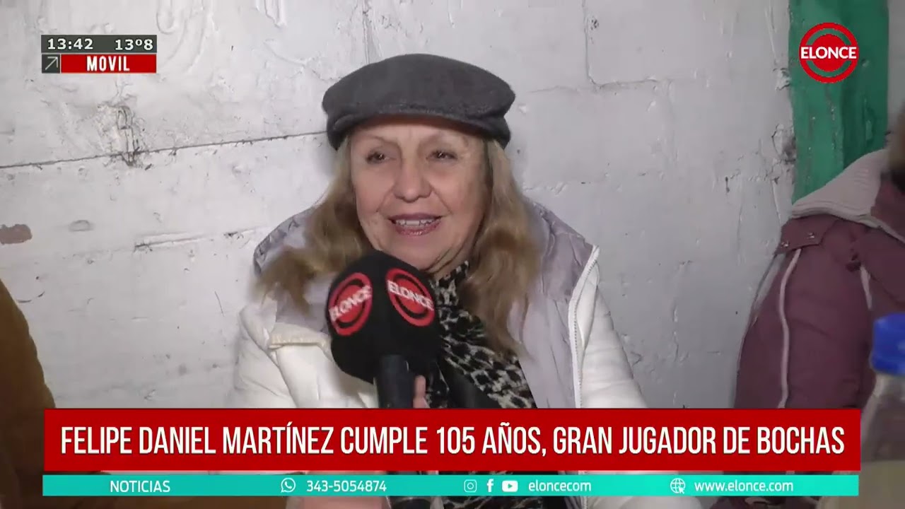 Felipe Martínez celebró sus 105 años rodeado de familia, amigos y ...