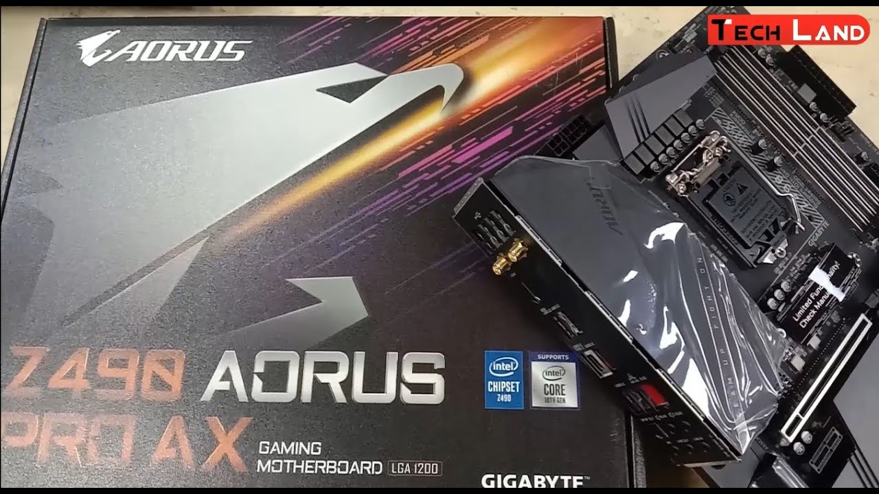 Z490 AORUS PRO AX Gigabyte with Direct 12+1 Phases Digital VRM Design ...