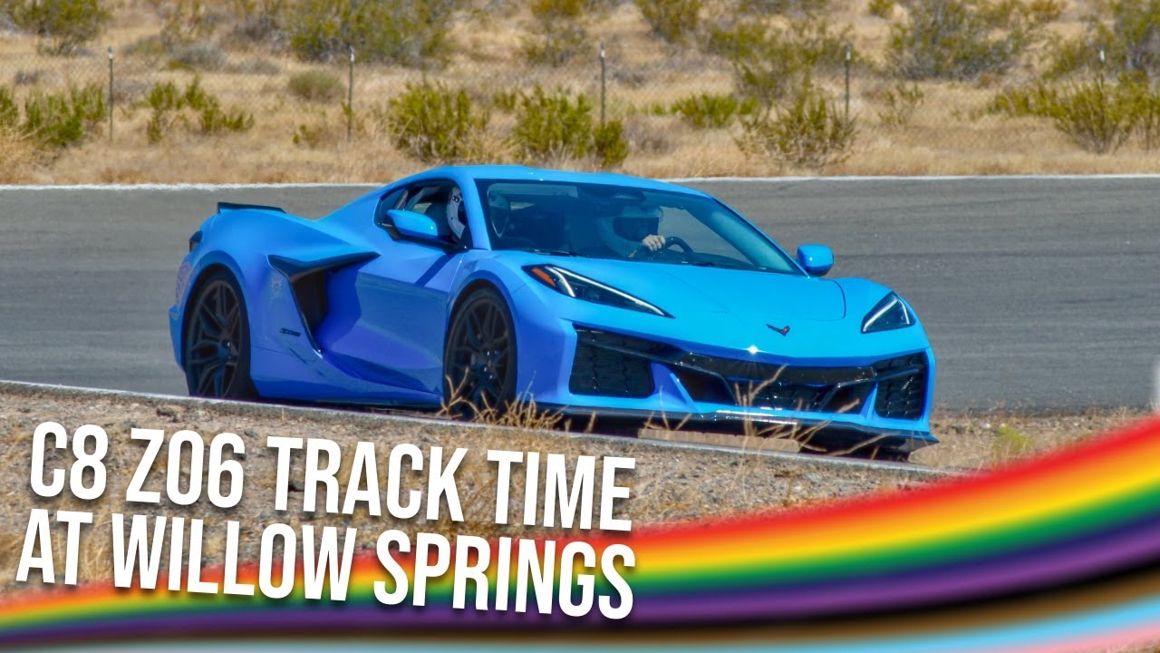 Corvette Track Time! C8 Z06 at Streets of Willow for Trackcross - YouTube