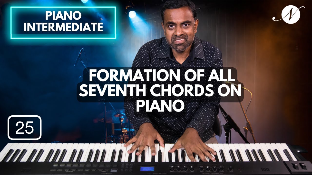 25. Formation of ALL Seventh Chords on Piano - YouTube
