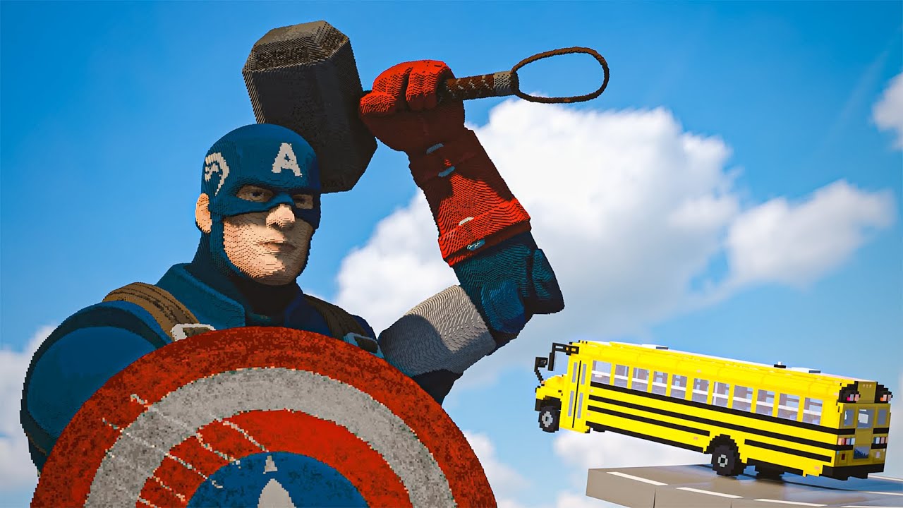 Cars vs Captain America | Teardown - YouTube