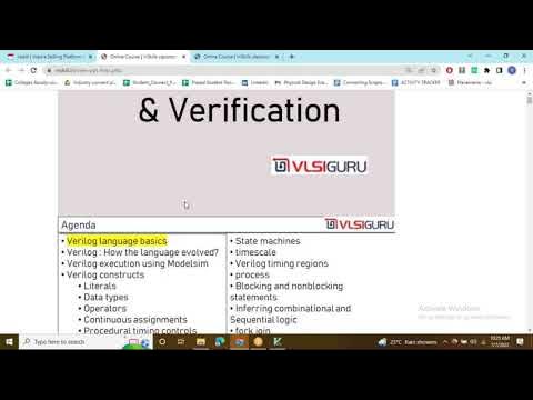 VERILOG DEMO SESSION 07JULY2022 - YouTube