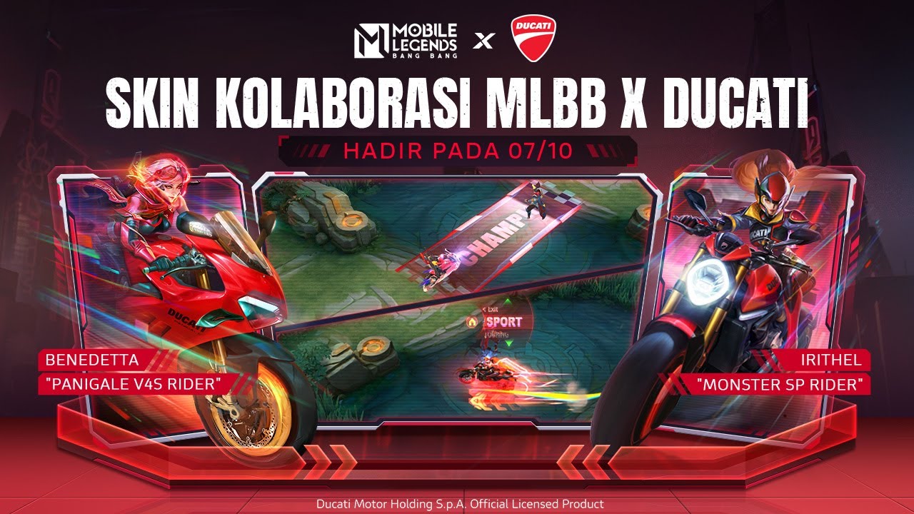 Skin Baru | Skin Kolaborasi MLBB X Ducati | Mobile Legends: Bang Bang ...