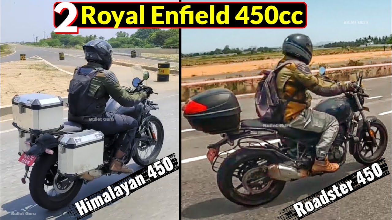 Royal Enfield Roadster 450 & Himalayan 450 New Video & Details - YouTube