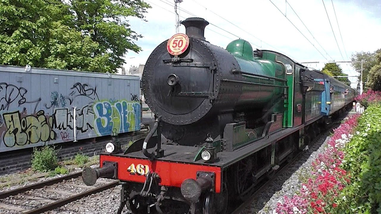 RPSI Loco 461 - Saint Canice Railtour - Sandymount, Dublin - YouTube