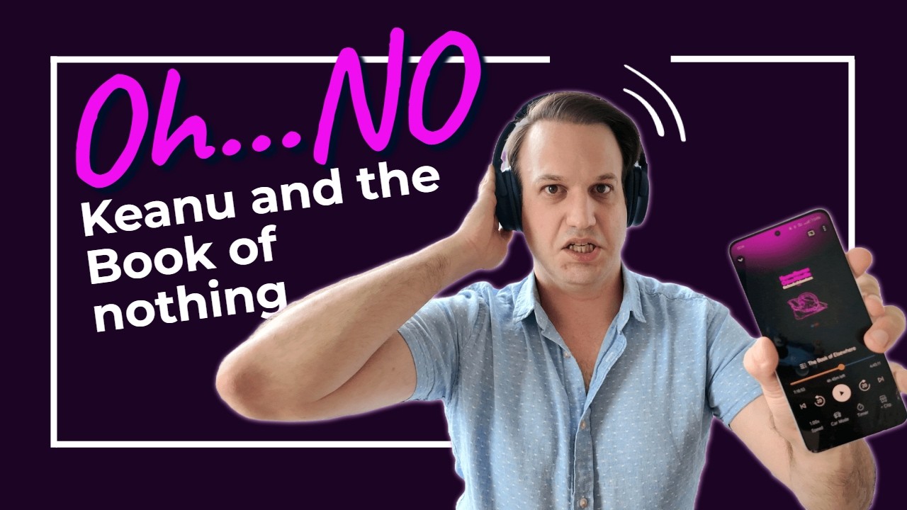 so Keanu Reeves wrote a book: The Book of Elsewhere - YouTube