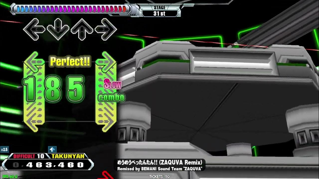 【DDR GRAND PRIX】めうめうぺったんたん！！ (ZAQUVA Remix)【DIFFICULT】 - YouTube
