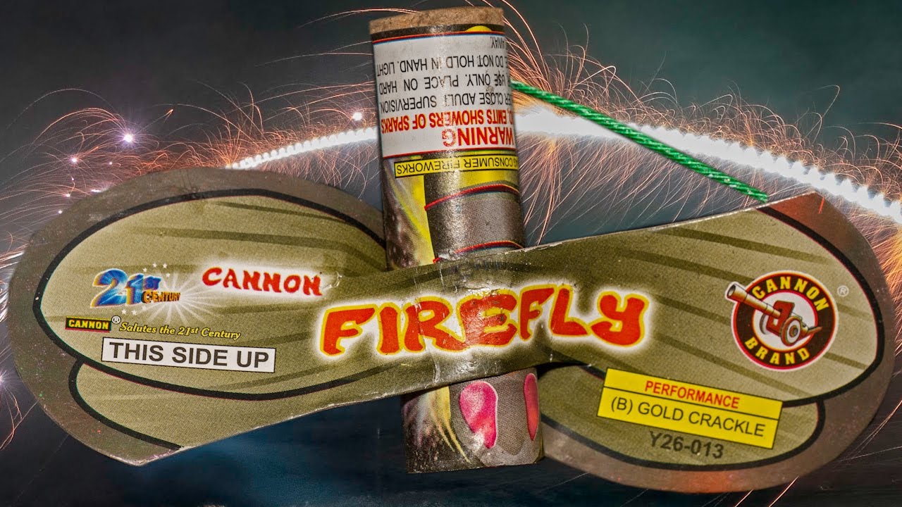 Firefly - Cannon Brand Fireworks - YouTube