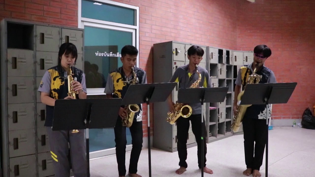 [[แซกโซโฟนหมอลำ]] - saxophone Quartet Molam ||แซกโซโฟนควอเต็ทหมอลำ||🎷🎷 ...