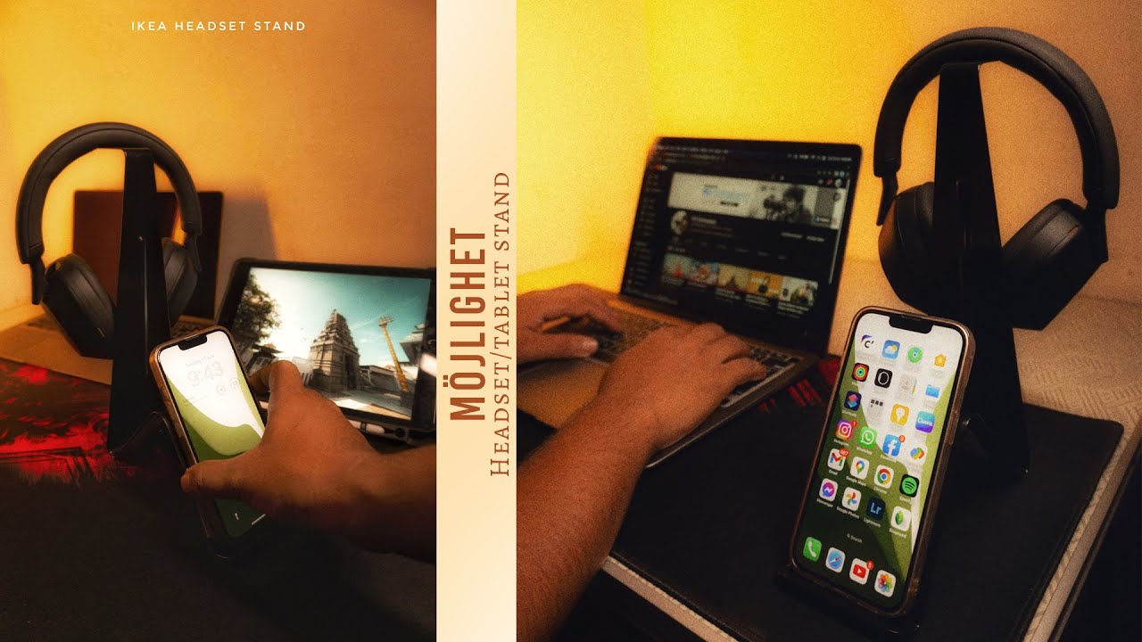 IKEA #MÖJLIGHET Headset/tablet stand - YouTube