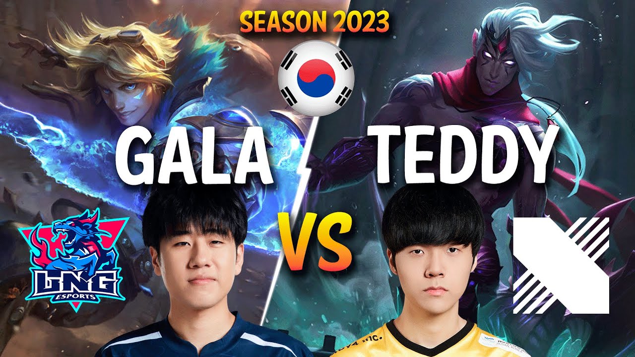 LNG GALA vs DRX Teddy - GALA EZREAL vs Teddy VARUS ADC - Patch 13.24 KR ...