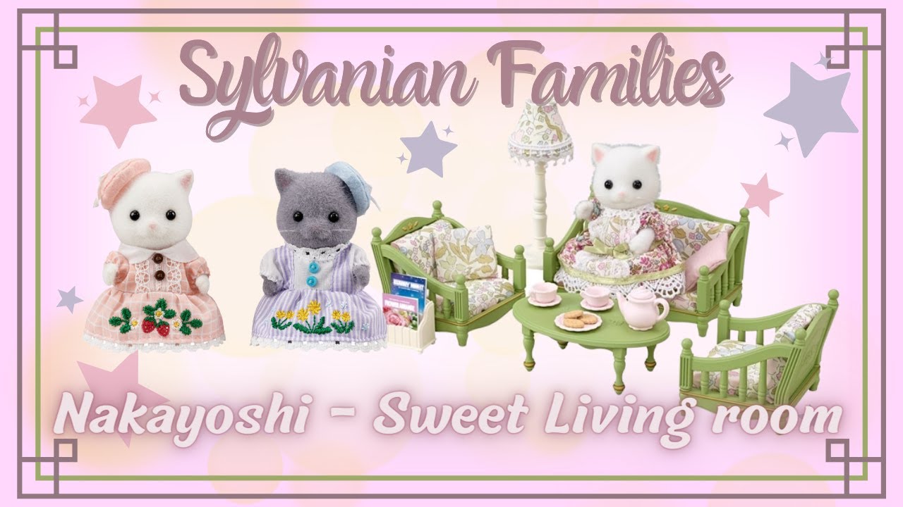 Sylvanian Famiies [UNBOXING] Nakayoshi Fair & Sweet Living Room ...