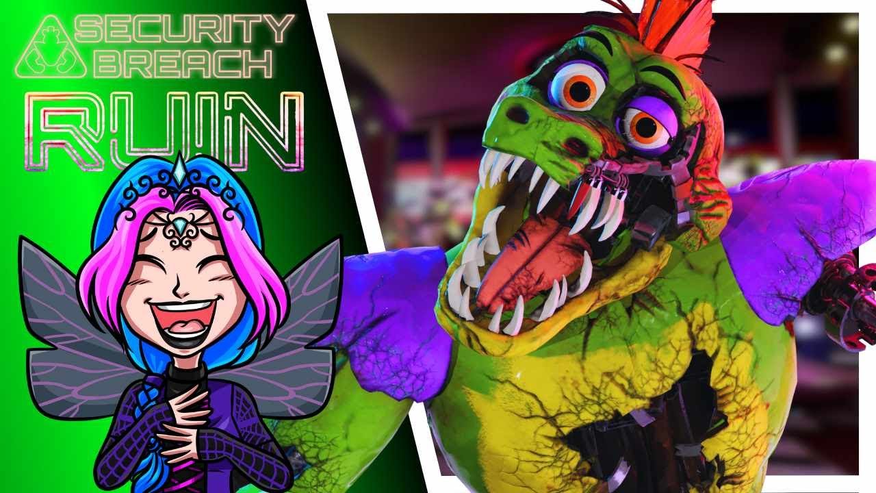 Five Nights at Freddy's Security Breach RUIN DLC MONTY'S BITE! Part 4 ...