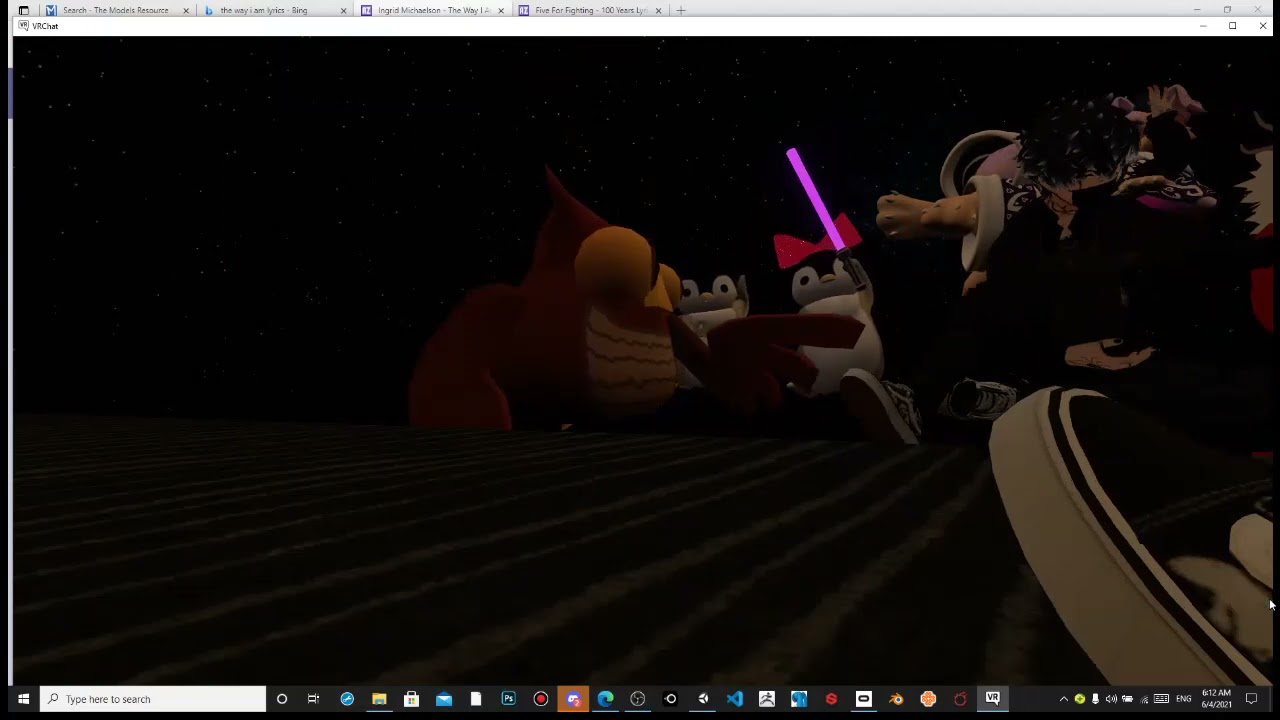 Synchronized penguins VRCHAT - YouTube